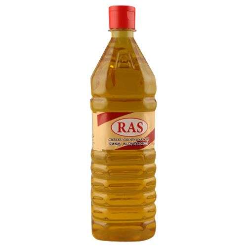 RAS CHEKKU OIL Oil - Groundnut, 1 L Pet Bottle